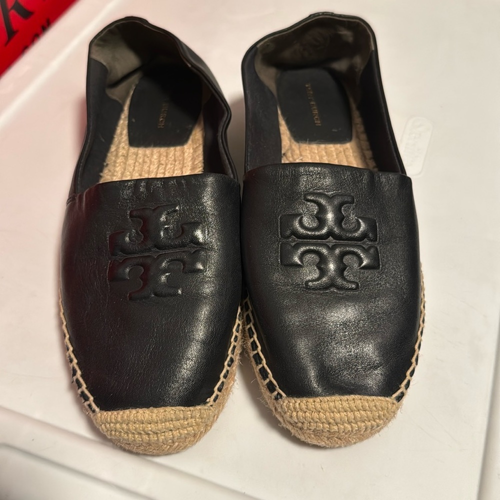 Tory Burch Everly Leather Espadrille, Pre-Loved Condi… - Gem